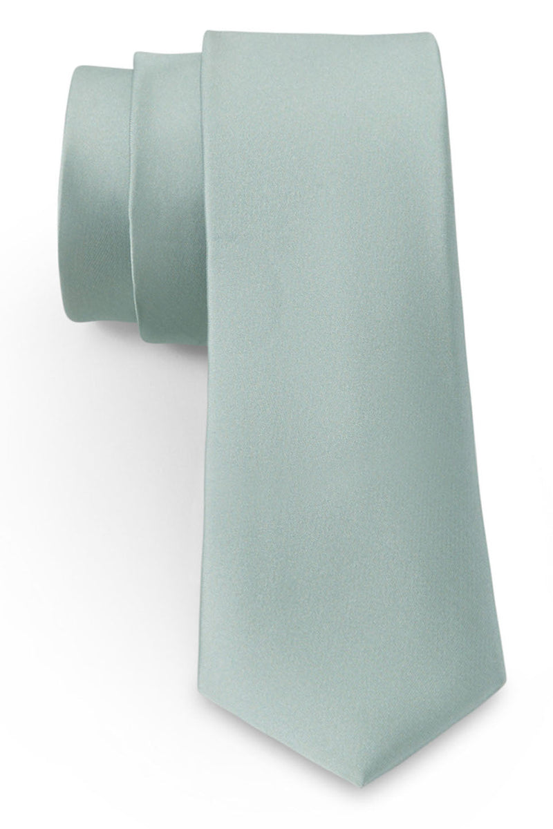 Mint Solid Satin Silk Necktie – BlackTie.com