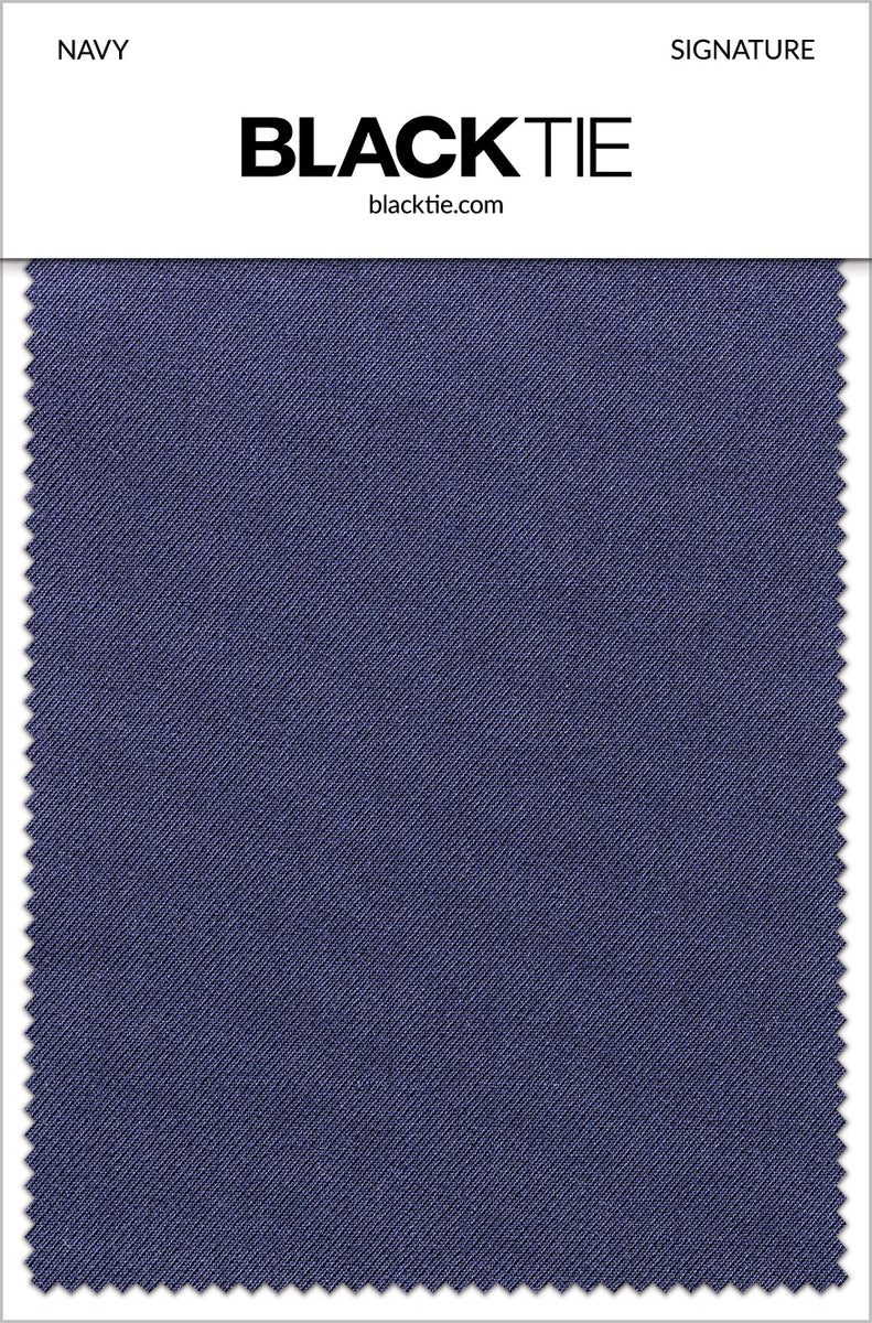 Signature Collection - Navy Fabric – BlackTie.com