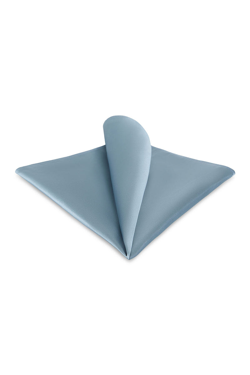 Light Blue Solid Satin Silk Pocket Square – BlackTie.com
