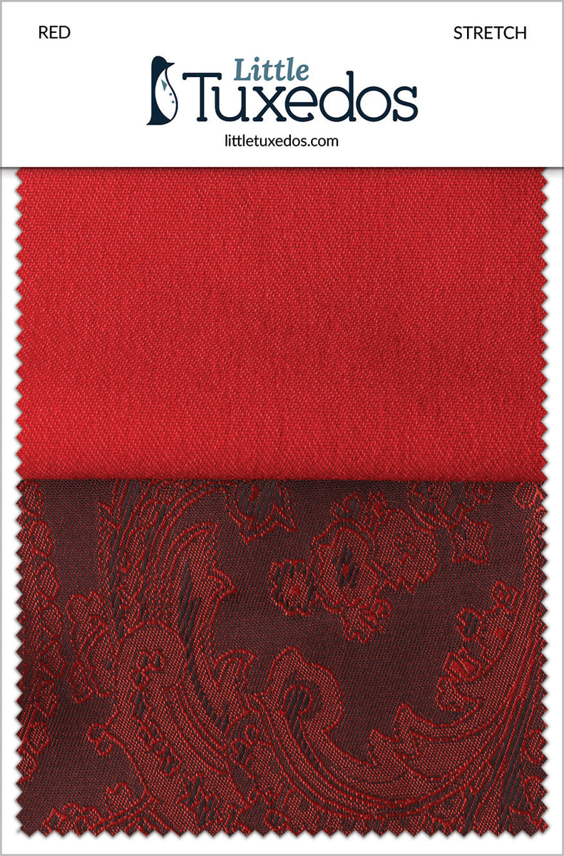 Red Stretch Fabric Swatch – BlackTie.com