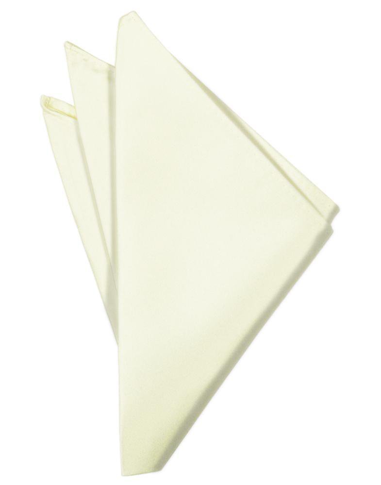 Ivory Luxury Satin Pocket Square – BlackTie.com