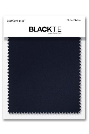 Midnight Luxury Satin Fabric Swatch – BlackTie.com