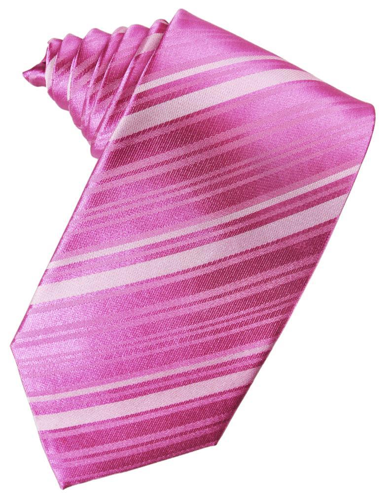 Fuchsia Striped Satin Necktie – BlackTie.com