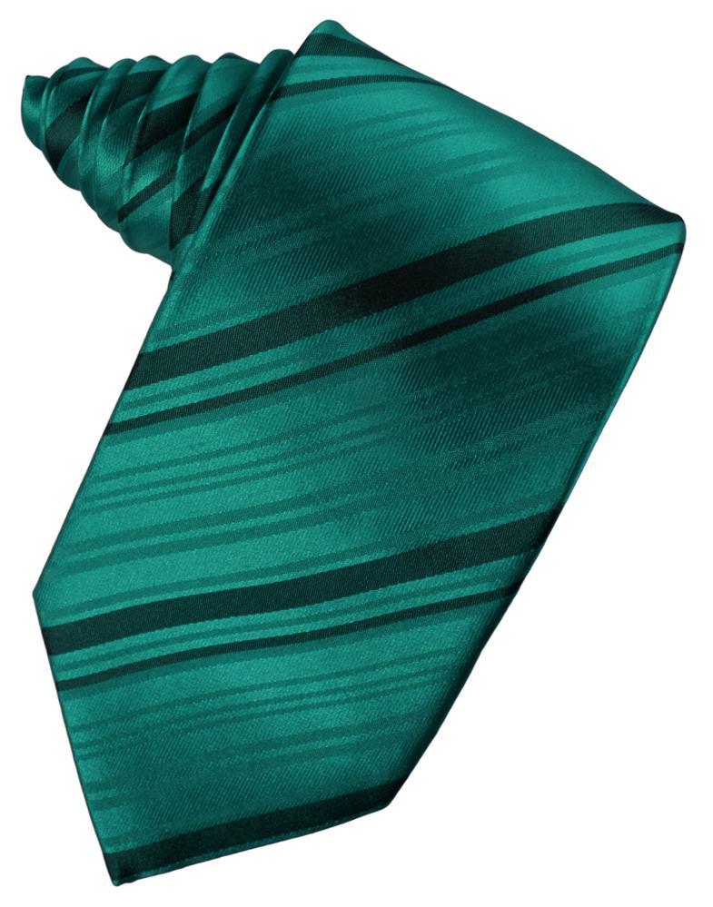 Jade Striped Satin Necktie – BlackTie.com