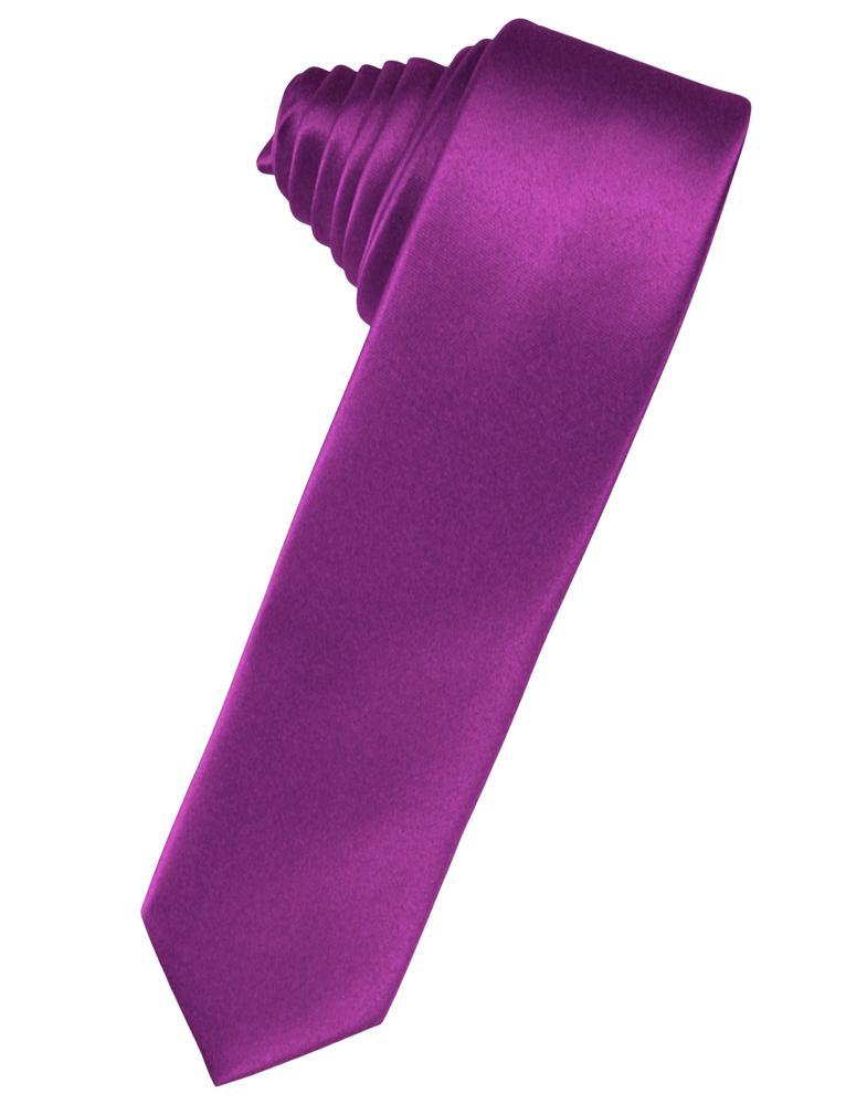 Cassis Luxury Satin Skinny Necktie – BlackTie.com